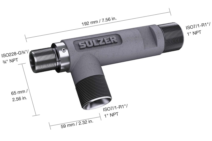 Sulzer ejector for fully automated priming. | Sulzer