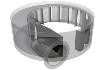 Tangential gas inlet device Vapor Horn | Sulzer