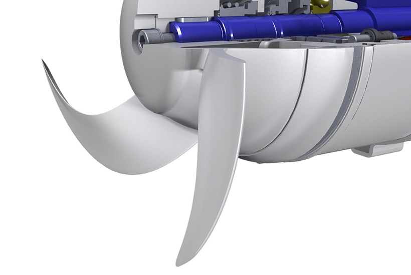 Submersible mixer type ABS XRW for efficient mixing in wastewater ...